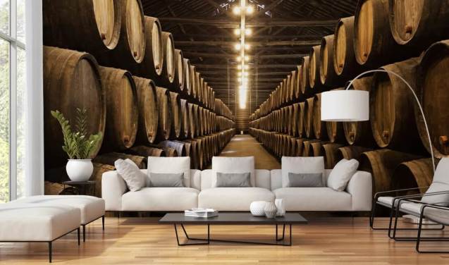 Wine Wallpaper & Wine Cellar Wall Murals | Wallsauce AU