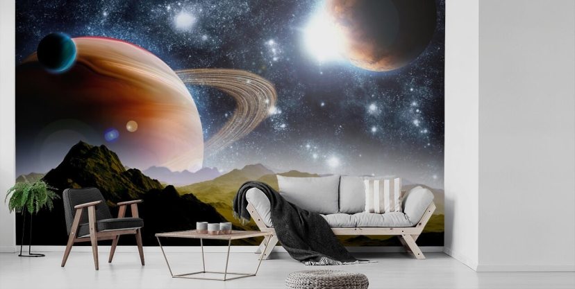 Space Wallpaper & Galaxy Wall Murals | Wallsauce US