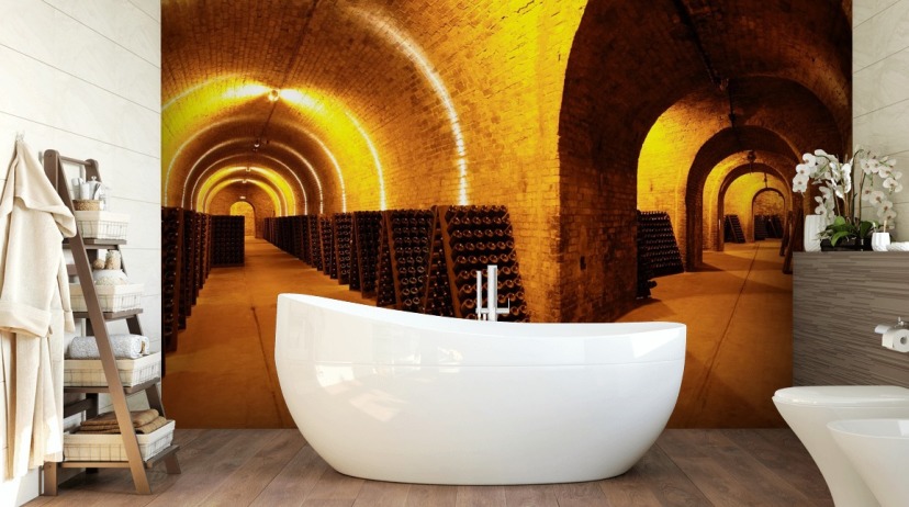 Wine Wallpaper & Wine Cellar Wall Murals | Wallsauce UK