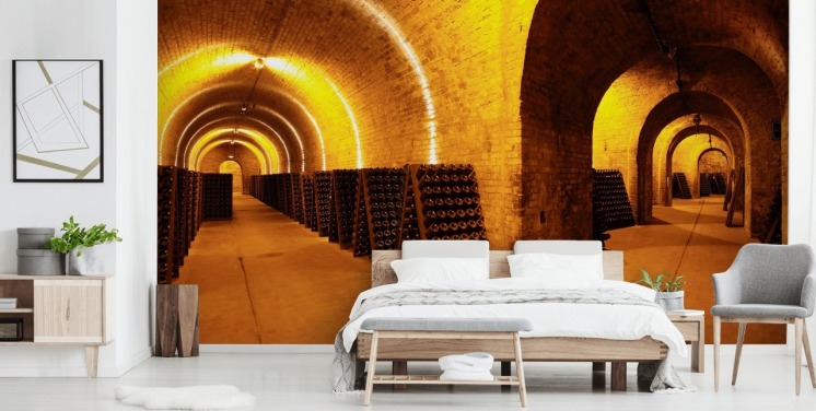 Wine Wallpaper & Wine Cellar Wall Murals | Wallsauce UK