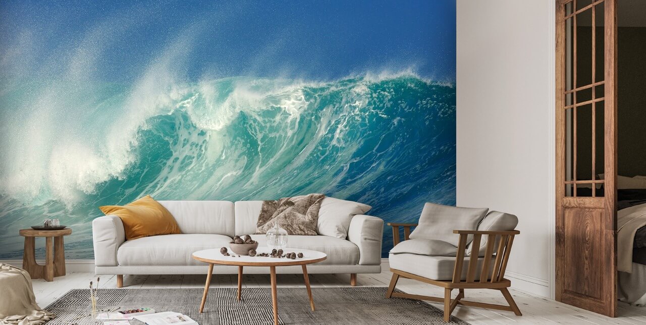 Big Waves, North Shore, Hawaii Wall Mural | Wallsauce AU