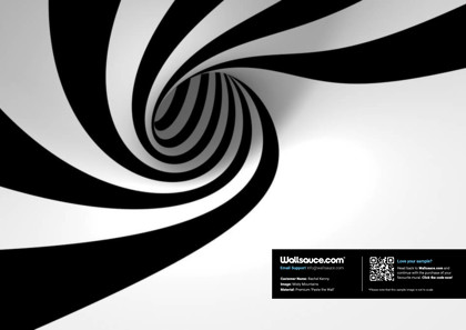 Abstract Spiral Wallpaper | Wallsauce NZ