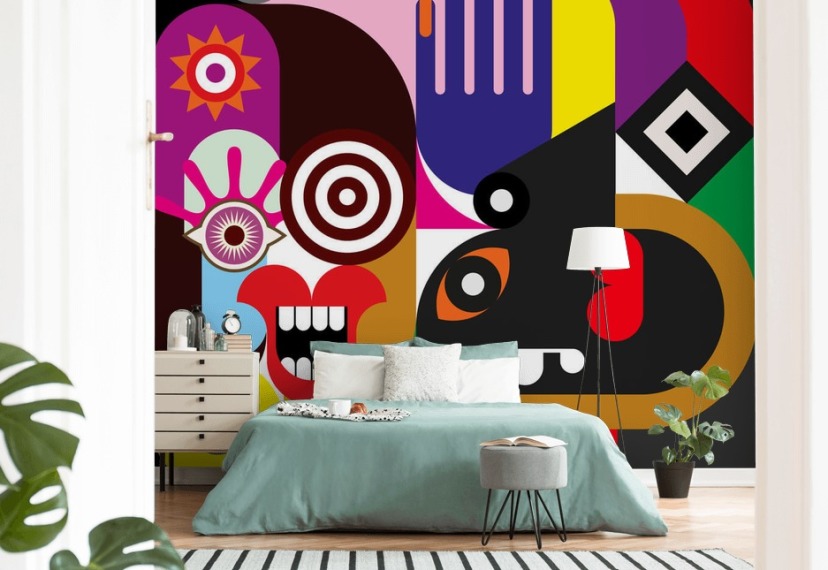 Papel pintado abstracto y murales abstractos | Wallsauce ES