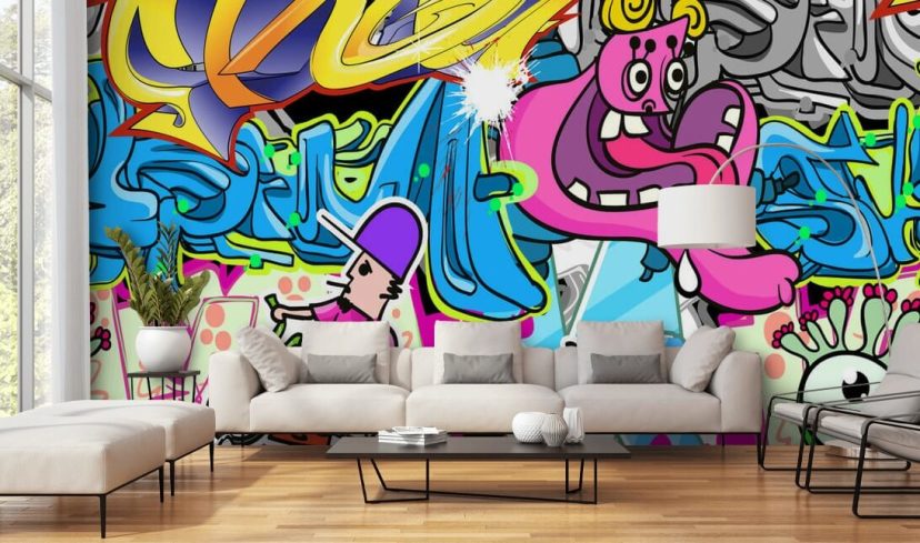 Graffiti Wallpaper & Street Art Wall Murals | Wallsauce UK