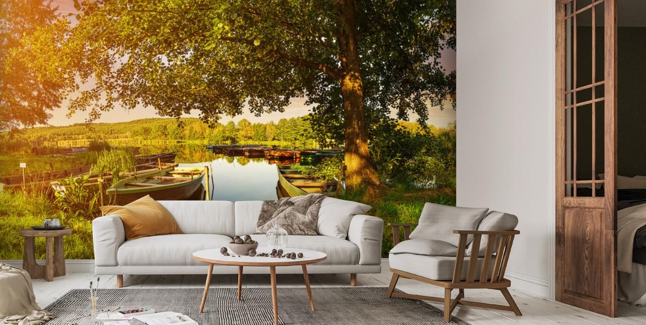 Under The Trees Wallpaper Mural | Wallsauce UK