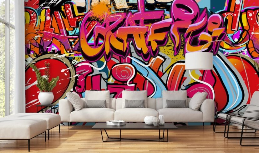 Graffiti-Tapete und Street Art-Wandgemälde | Wallsauce DE
