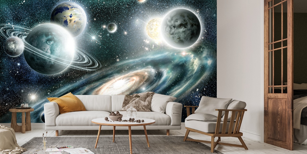 Deep Spaceflight Wall Mural | Wallsauce US