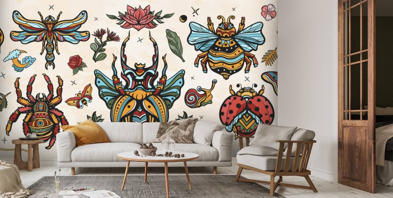 Insect Tattoo Wallpaper | Wallsauce US