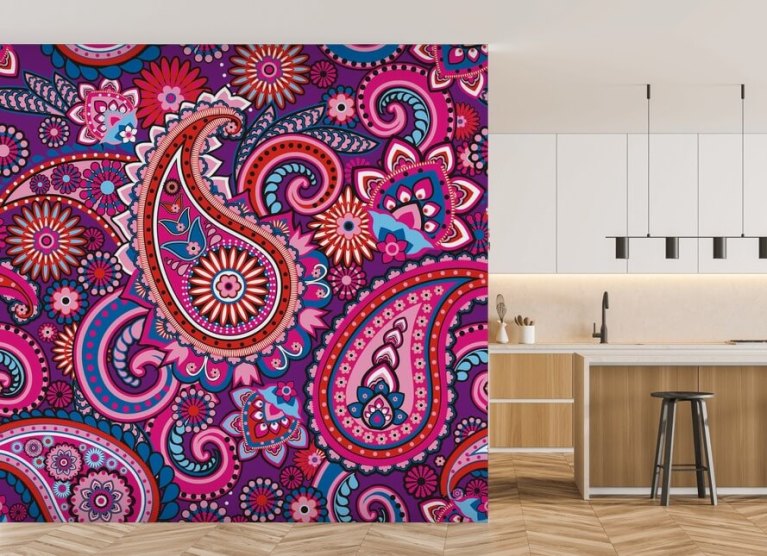 Paisley Wallpaper & Paisley Wall Murals | Wallsauce UK