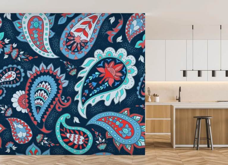 Paisley Wallpaper & Paisley Wall Murals | Wallsauce UK