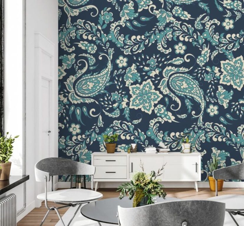 Paisley Wallpaper & Paisley Wall Murals | Wallsauce US