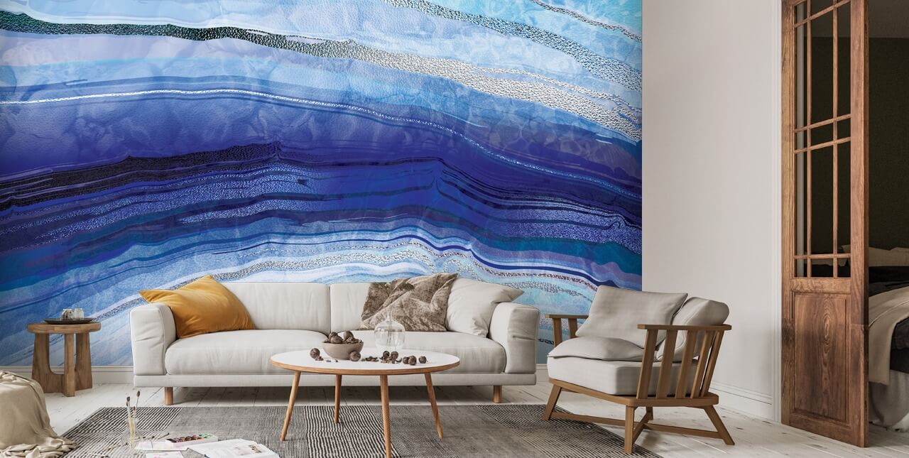 Blue Pool Wallpaper Mural | Wallsauce UK