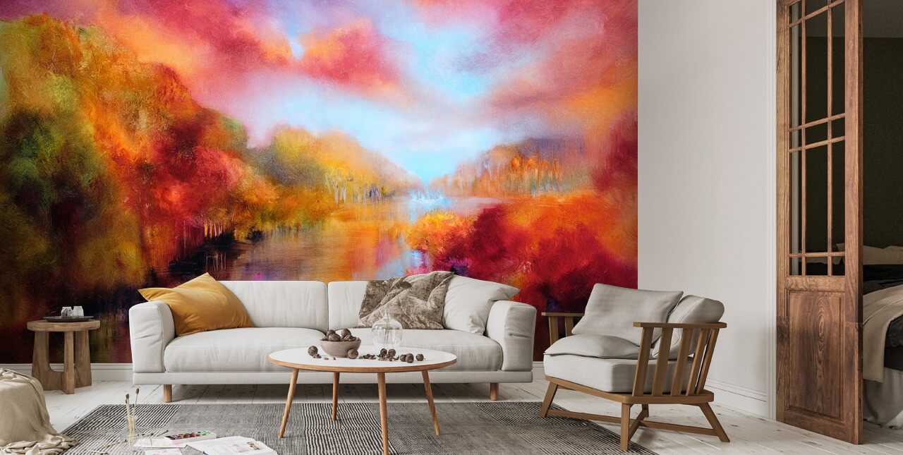 October Wall Mural | Wallsauce UK