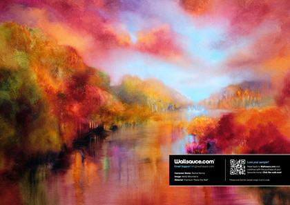 October Wall Mural | Wallsauce UK