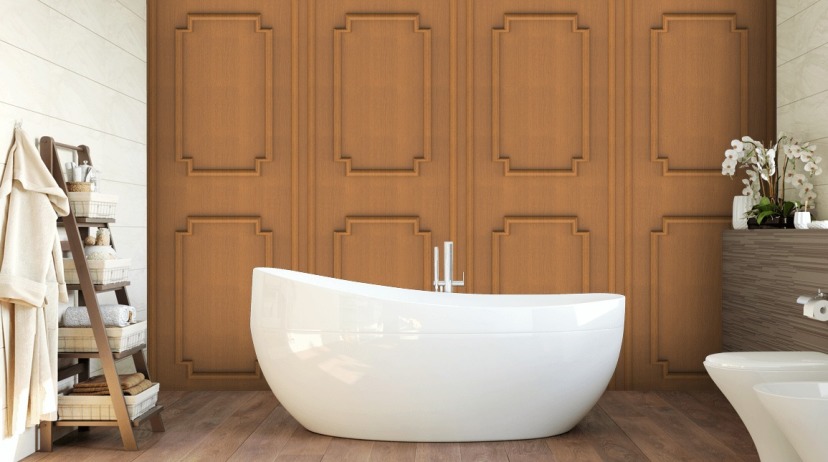 Panel Wallpaper - Wood Panel Effect Wallpaper | Wallsauce UK