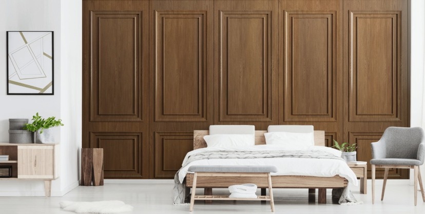 Panel Wallpaper - Wood Panel Effect Wallpaper | Wallsauce UK