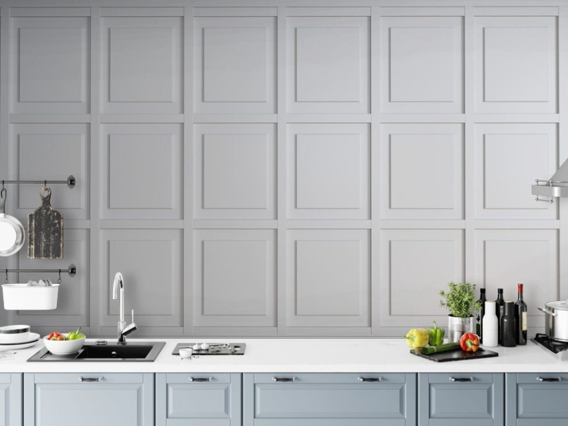Panel Wallpaper - Wood Panel Effect Wallpaper | Wallsauce UK