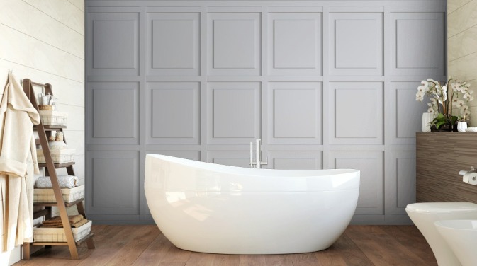 Panel Wallpaper - Wood Panel Effect Wallpaper | Wallsauce AU