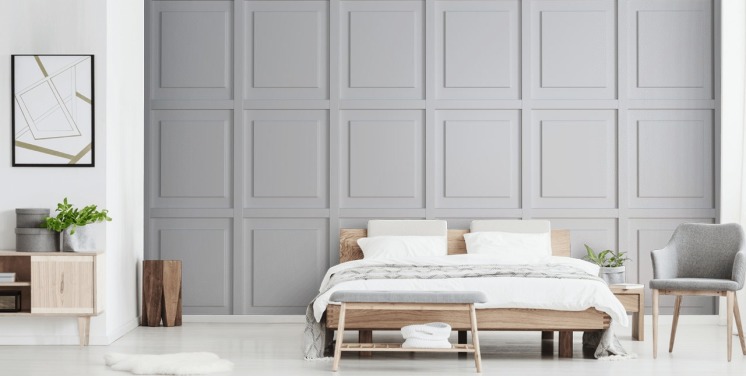 Panel Wallpaper - Wood Panel Effect Wallpaper | Wallsauce US