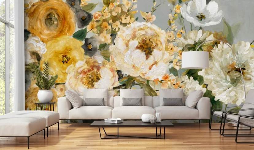 Rose Wallpaper & Wall Murals | Wallsauce UK