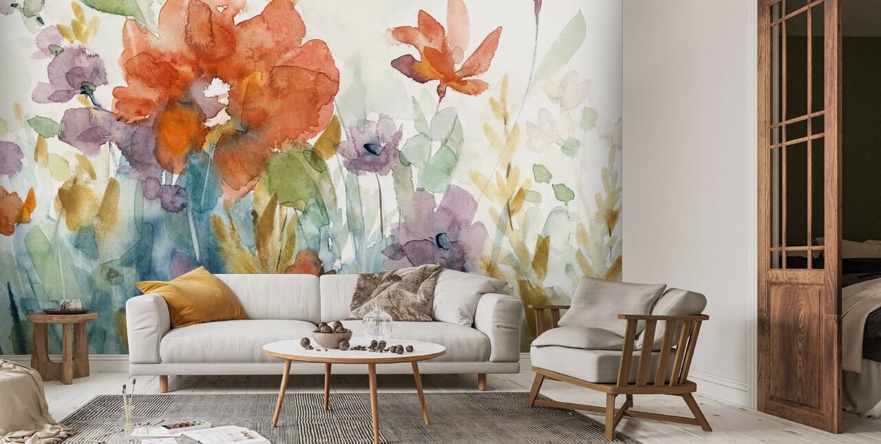 Timeless Gardens Wall Mural | Wallsauce UK