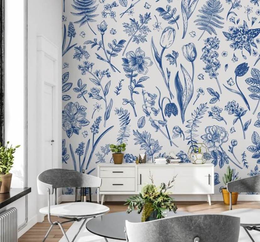 Floral Pattern Wallpaper & Wall Murals | Wallsauce UK