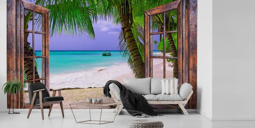 Window Wallpaper - Window View Wall Murals | Wallsauce AU