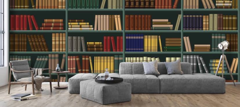 Bookshelves With Books Wallpaper 750+ Bookshelf Pictures [HD]