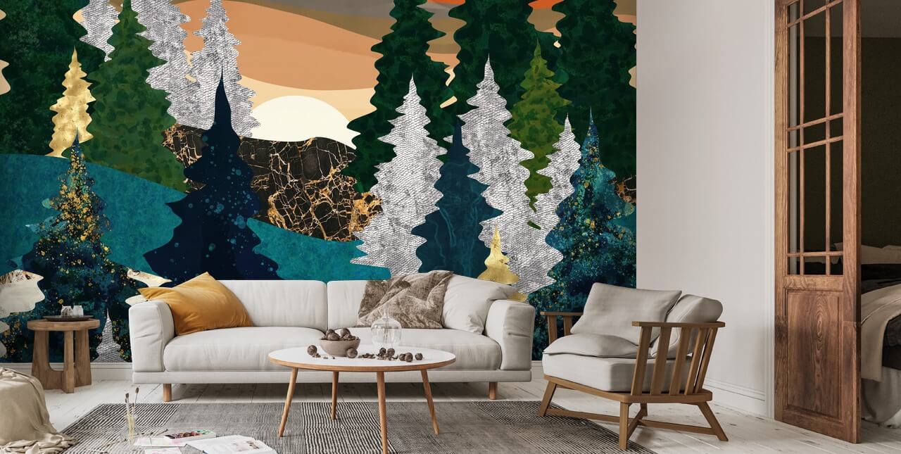 Décoration murale renard ambré | Wallsauce FR