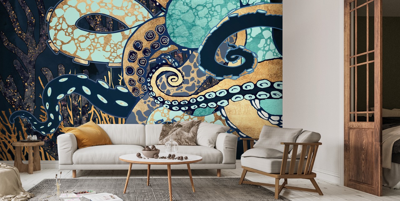 Octopus II Wallpaper | Wallsauce US
