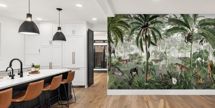 Jungle Wallpaper & Wall Murals | Wallsauce US