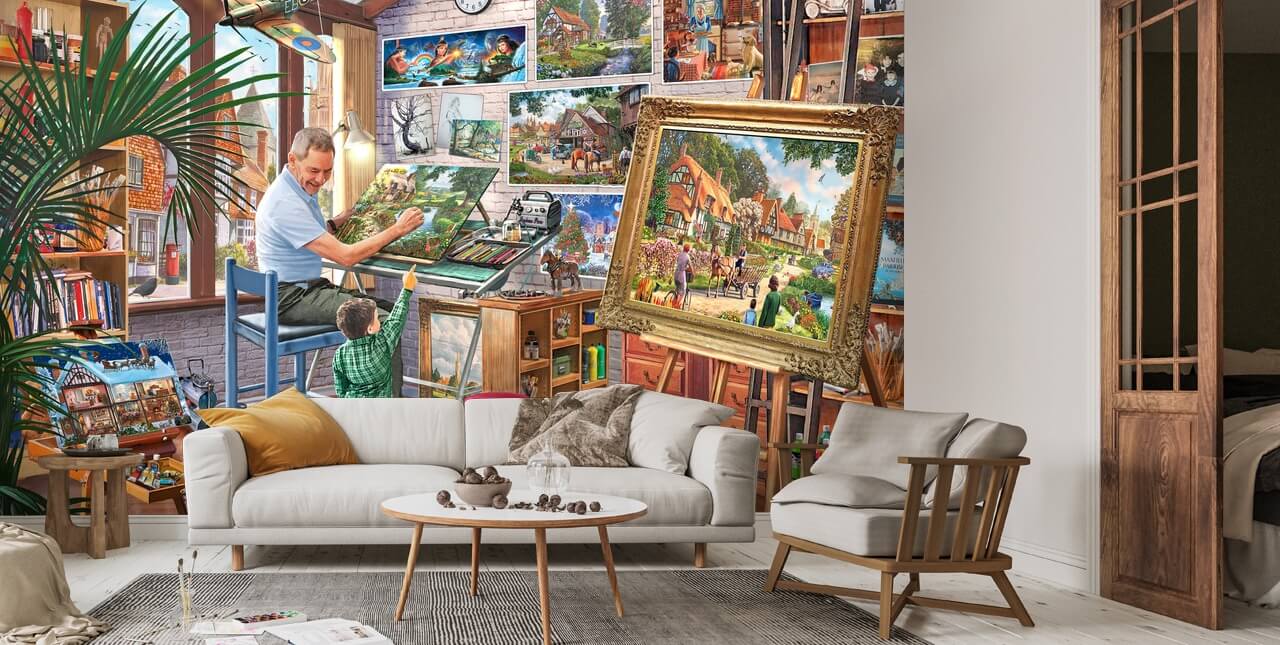 Artist Studio Wall Mural | Wallsauce AU