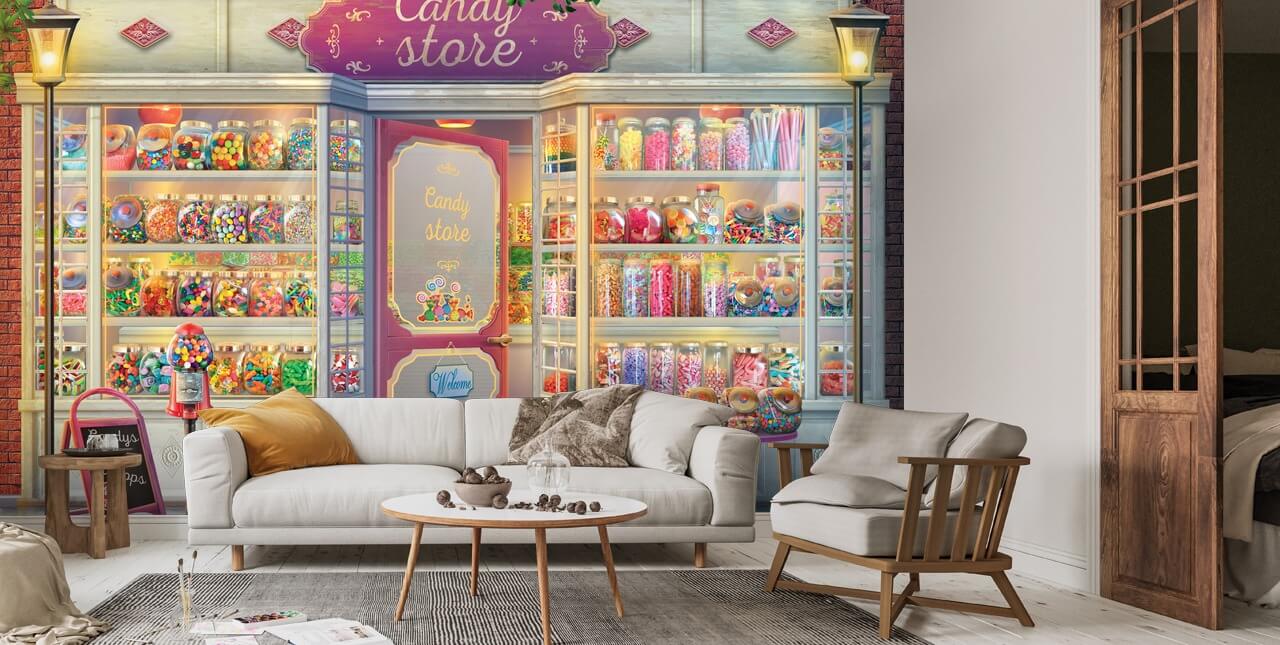 Sweets Galore Wallpaper | Wallsauce US