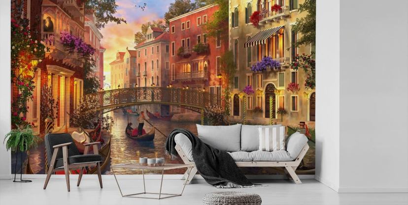Venice Wallpaper & Wall Murals | Wallsauce US