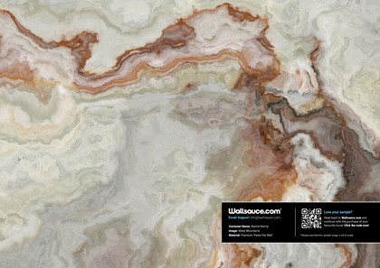 Neutral Marble Wallpaper Mural | Wallsauce US