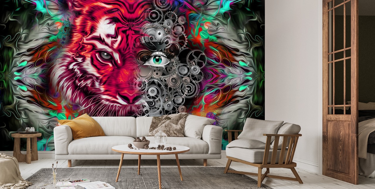 Tiger Machine Wallpaper | Wallsauce AU