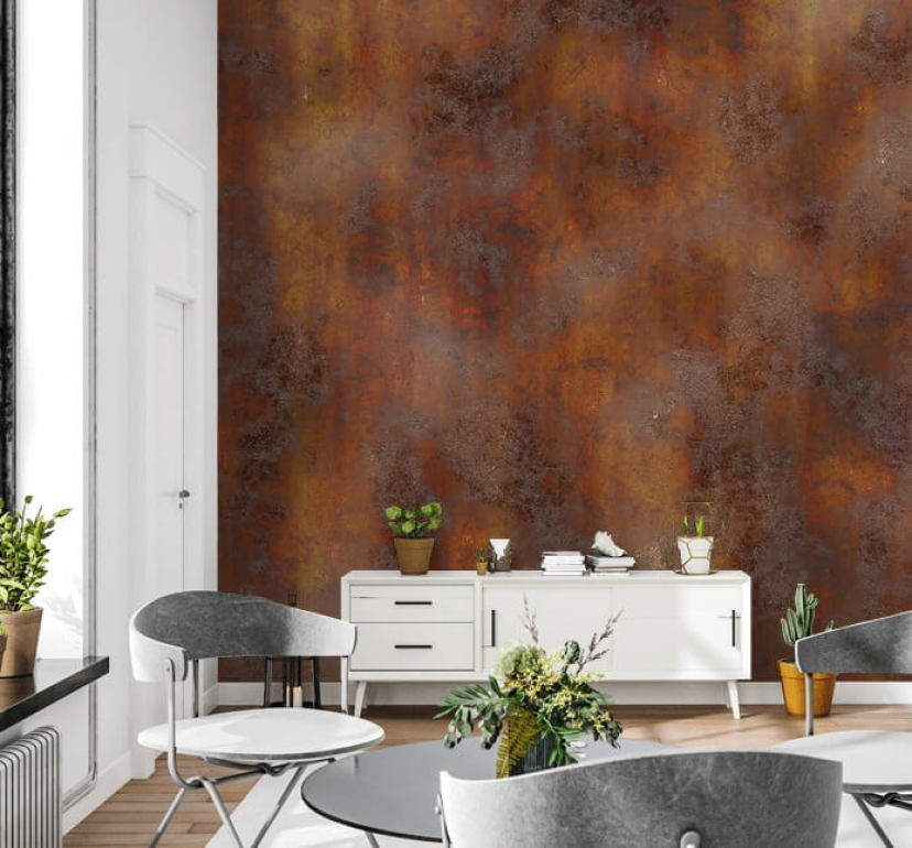 Metal & Rust Effect Wallpaper | Wallsauce US