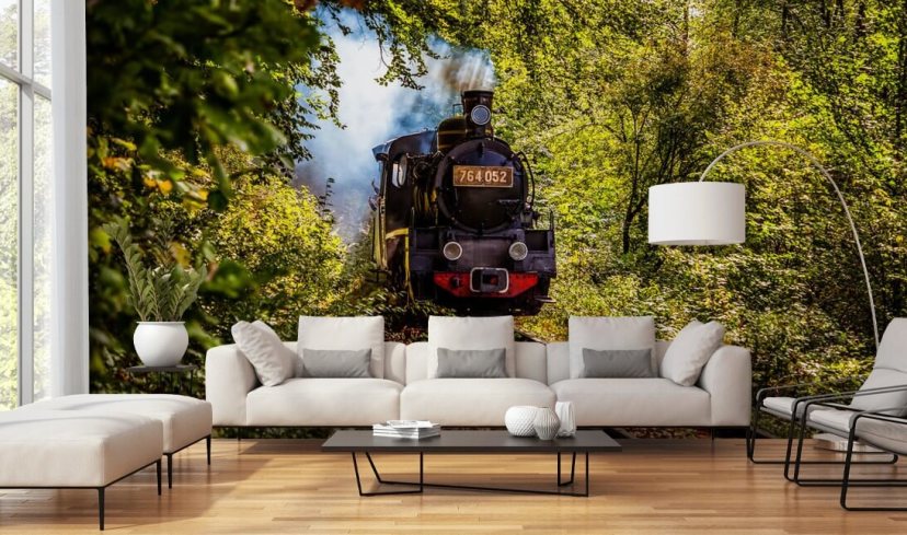 Train Wallpaper & Steam Train Wall Murals | Wallsauce UK