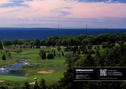 Golf course Mackinac Island Michigan USA | Wallsauce US