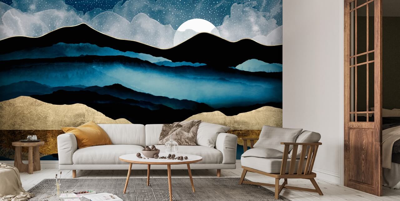 Midnight Mountain Prints | Wallsauce CA