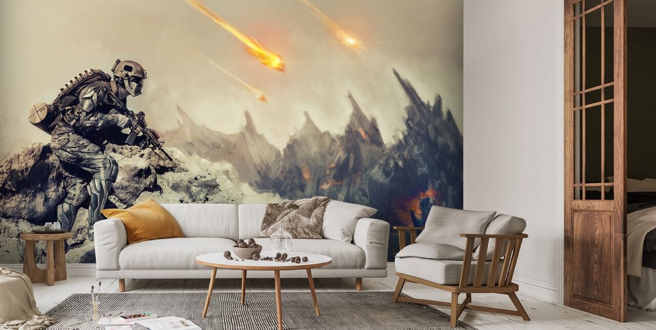 War on an Alien Planet Wallpaper | Wallsauce US