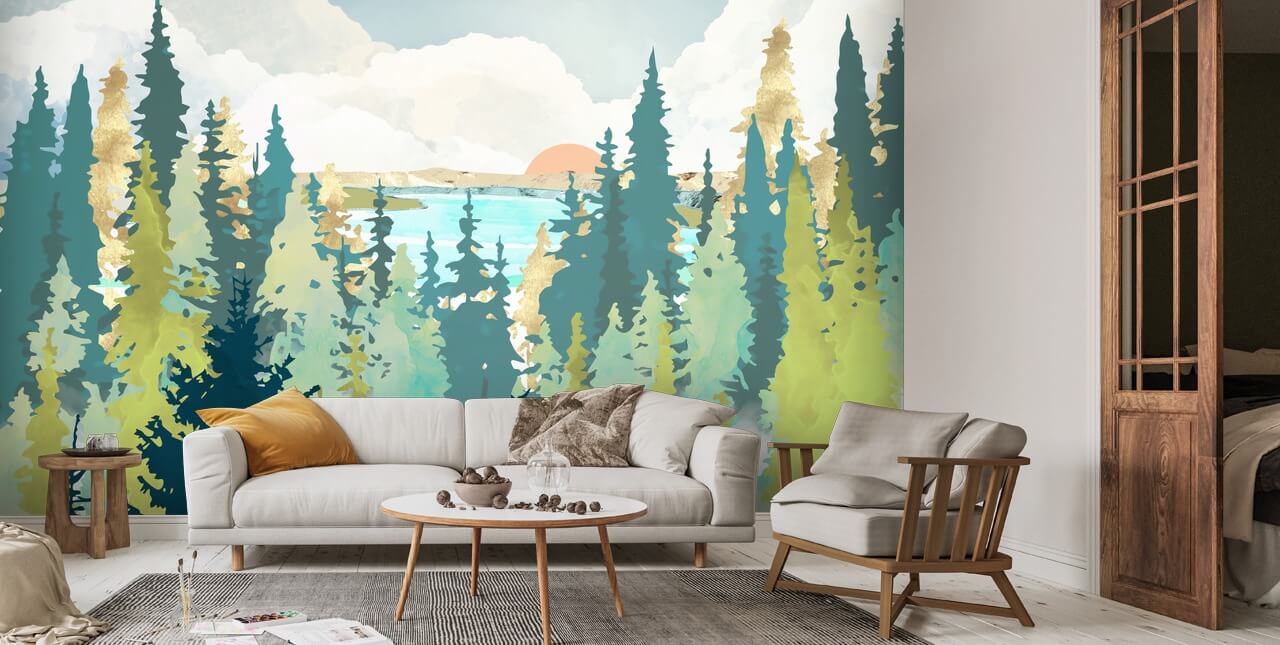 Summer View Wallpaper | Wallsauce UK