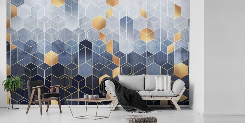 Geometric Wallpaper & Wall Murals | Wallsauce UK
