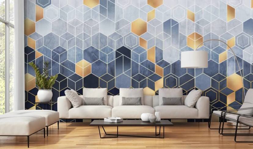 Geometric Wallpaper & Wall Murals | Wallsauce US