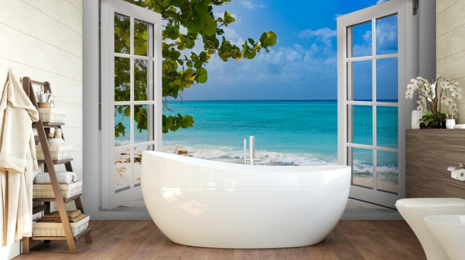 Window Wallpaper - Window View Wall Murals | Wallsauce UK