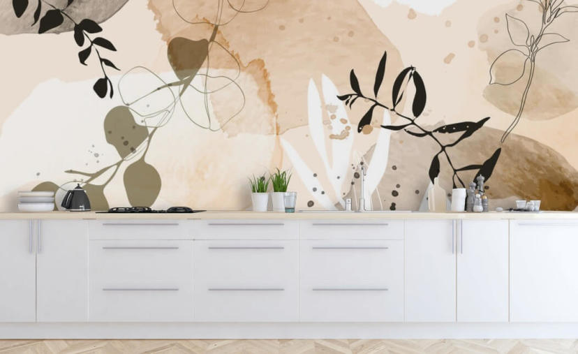 Abstract behang en abstracte muurschilderingen | Wallsauce NL