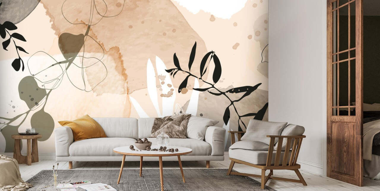 Neutral Botanicals Wallpaper | Wallsauce UK