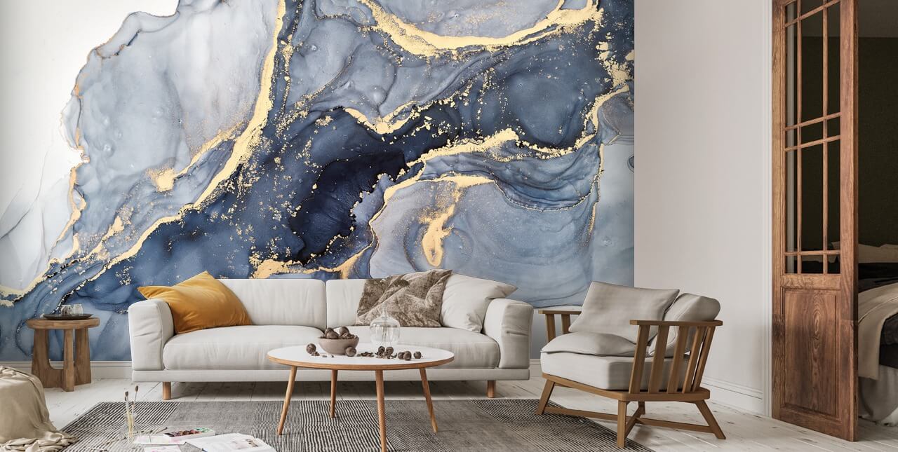 Beautiful Blue Wallpaper | Wallsauce UK