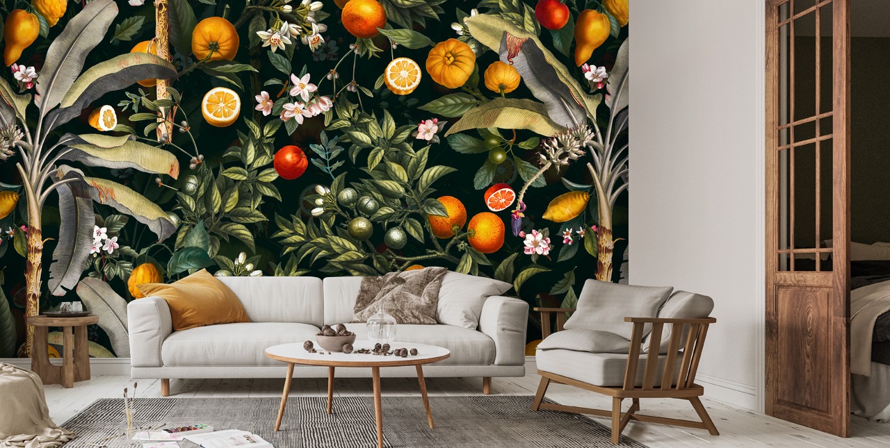 Fruit Forest Wallpaper | Wallsauce UK