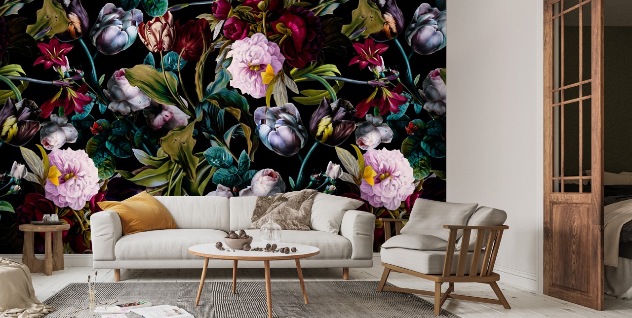 In the Night Forest Wall Mural | Wallsauce US